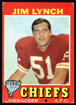 1971 Topps Jim Lynch #232 Kansas City Chiefs | eBay