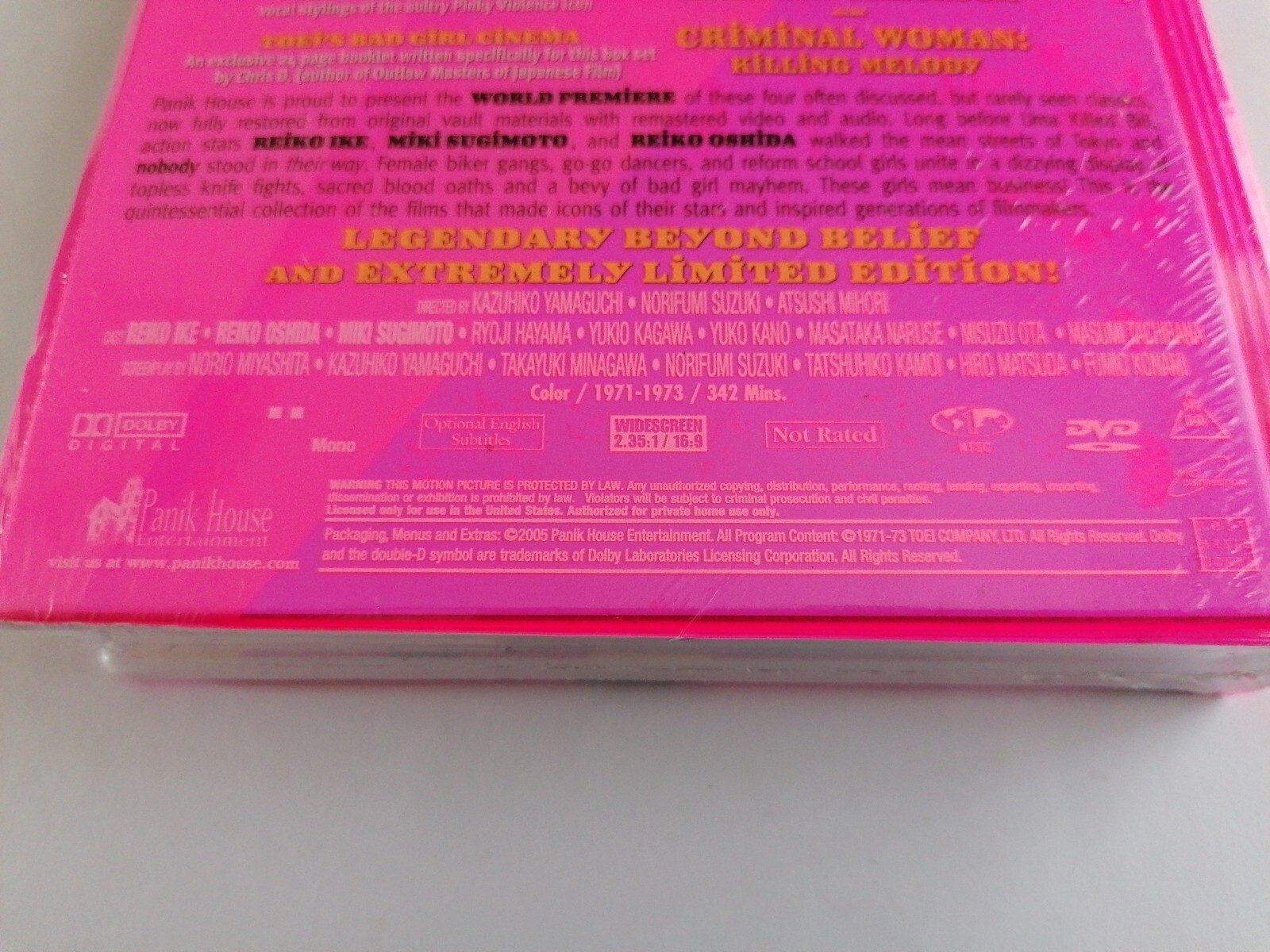 The Pinky Violence Collection (DVD, 2005) for sale online | eBay