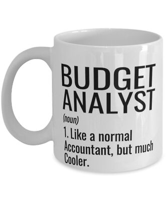 Funny Budget Analyst Mug Gift Like A Normal Accountant But Much Cooler ...