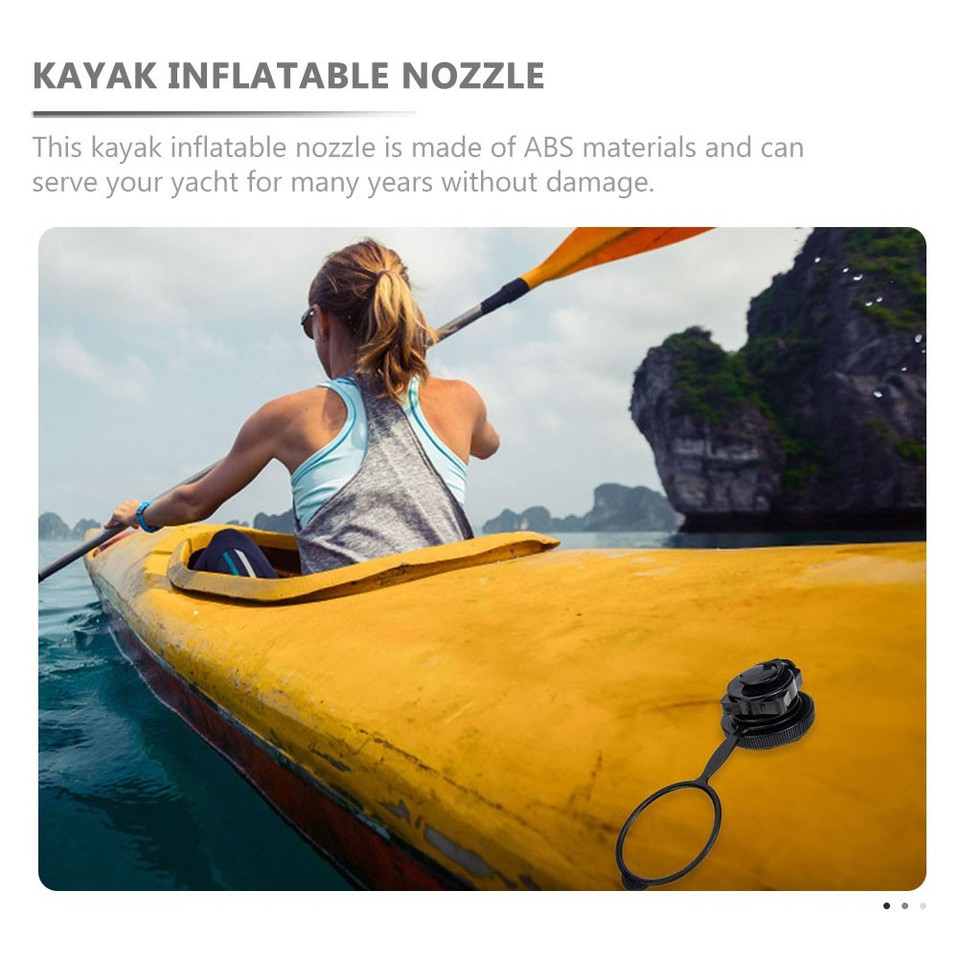 Inflatable Boat Air Nozzle Kayak Spiral Air Plug Quick Inflate Screw ...