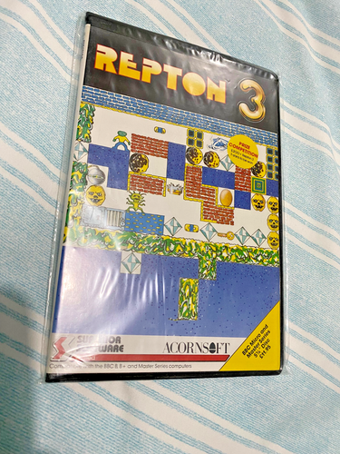 Acorn BBC Micro Computer Game Disc Ver REPTON 3 Superior Master ...