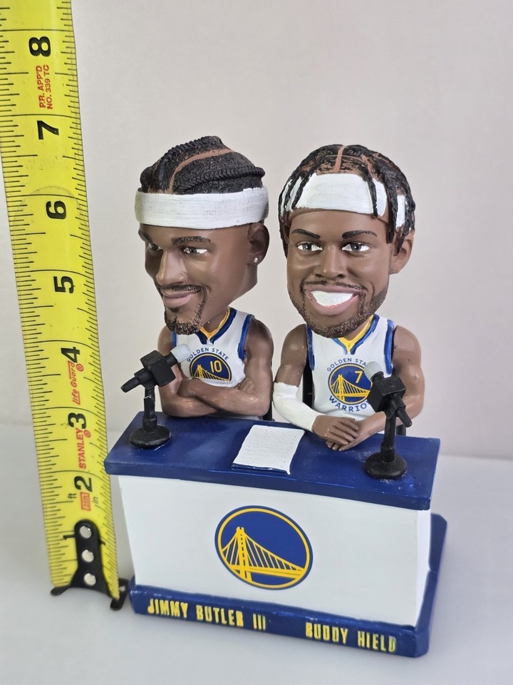 Jimmy Butler Buddy Hield BEST BUDDIES Bobblehead SGA 2025 Golden State ...