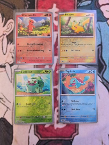 Costco 151 Mini Tin Promo Cards - 4× Cosmo Reverse Holo Card Set ...