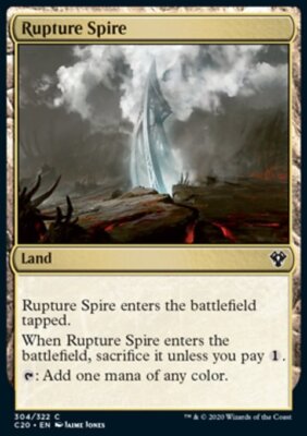MTG Magic the Gathering Rupture Spire (304/344) Commander 2020 LP | eBay