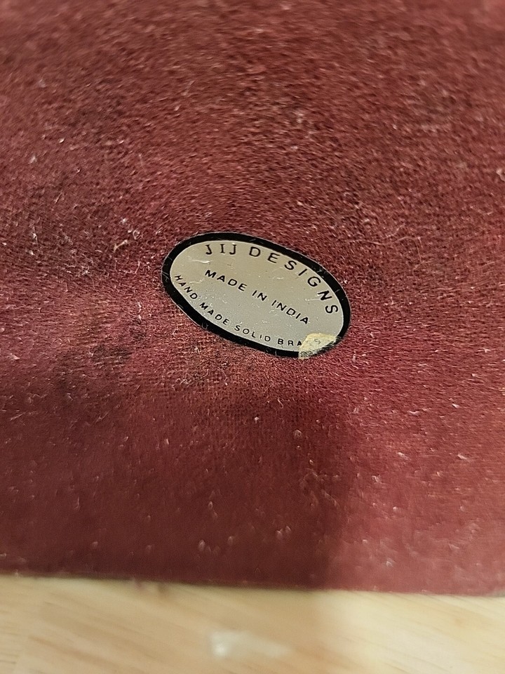 JIJ Designs Hand Made Solid Brass Decorative Piece Made In India | eBay