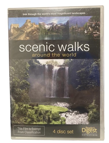 DVD 4 Disc Set SCENIC WALKS AROUND THE WORLD Michael Lumsden Brandon ...