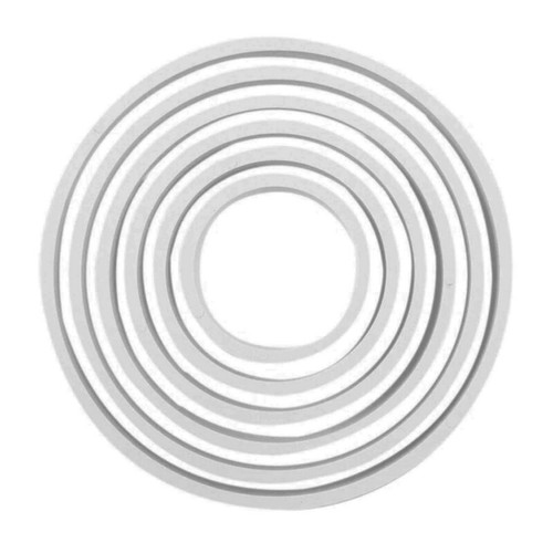 PME Round Cookie Cutter Set - 6 Cutters From 45mm to 125mm Cake ...