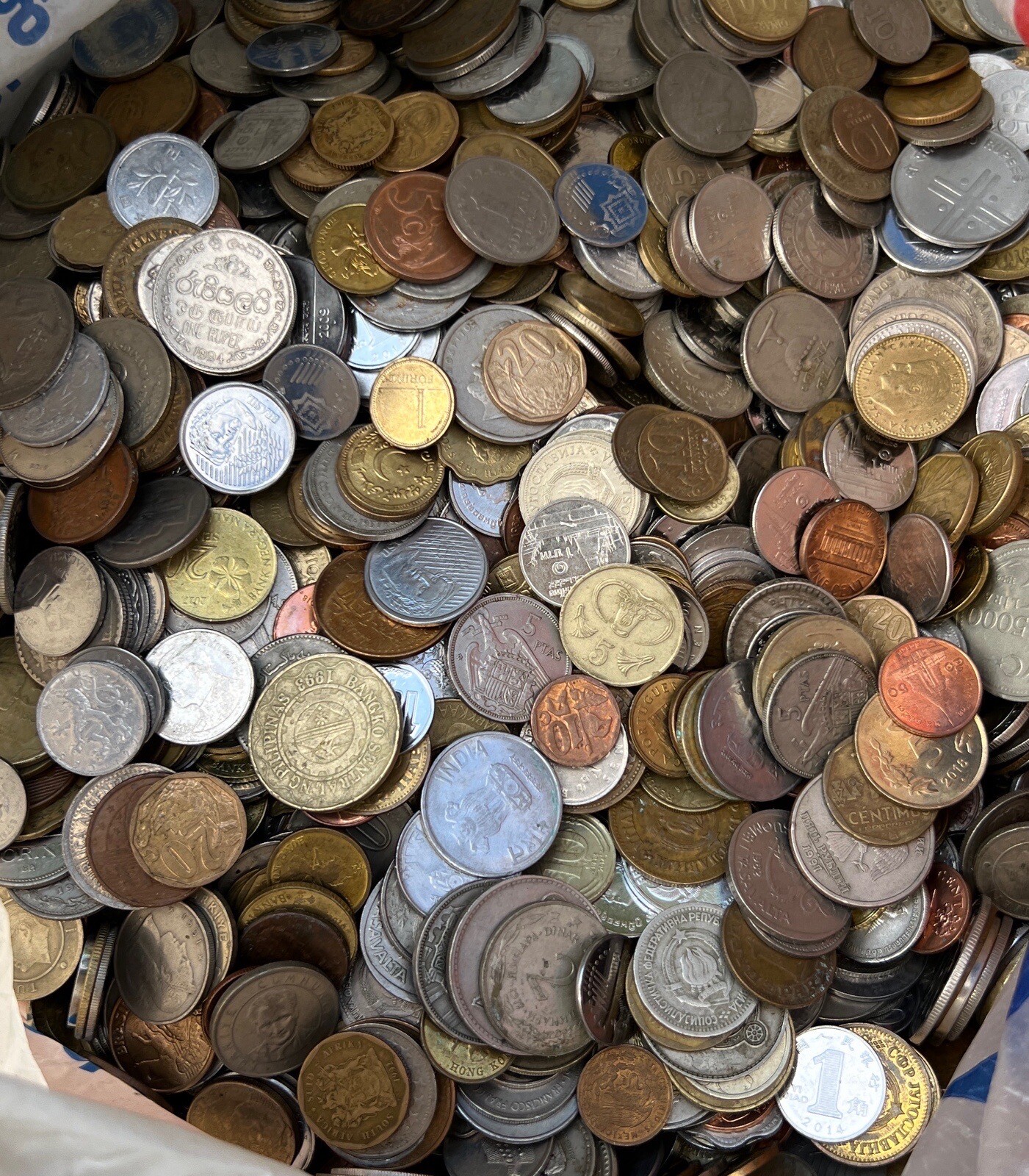 1 Kilo Mixed Unsorted World foreign Bulk Coins 1KG | eBay UK