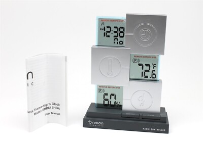 Oregon Scientific RMR613HGA Atomic Alarm Clock NO Sensor | eBay