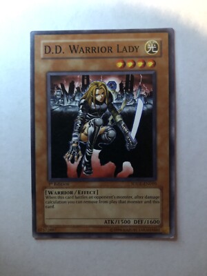 Yugioh! D.D. Warrior Lady - SDDE-EN010 - Common - 1st Edition LP | eBay