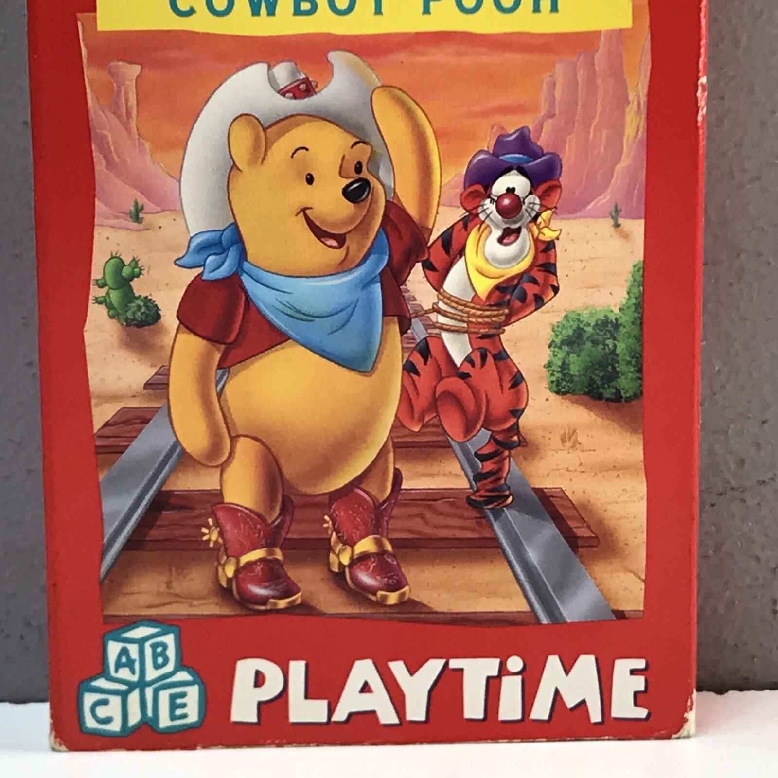 Disney Winnie the Pooh Playtime Cowboy Pooh VHS Video Tape