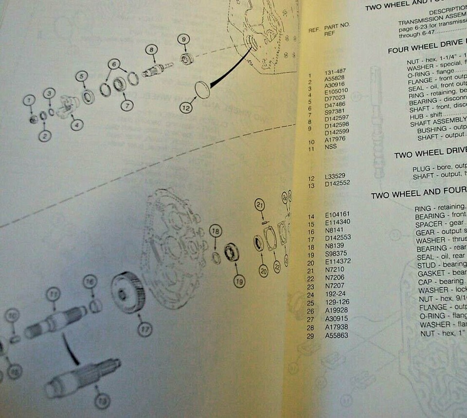 CASE 780D Construction King Backhoe Loader Parts Manual book catalog ...