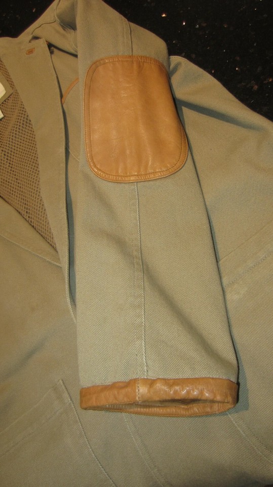 Vintage Orvis Safari Hunting Shooting Elbow Patch Zambezi Canvas Jacket ...