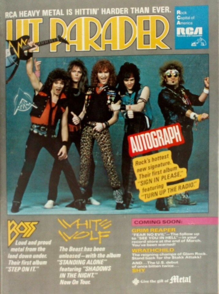 Hit Parader Magazine May 1985 Judas Priest Motley Crue Iron Maiden Def ...
