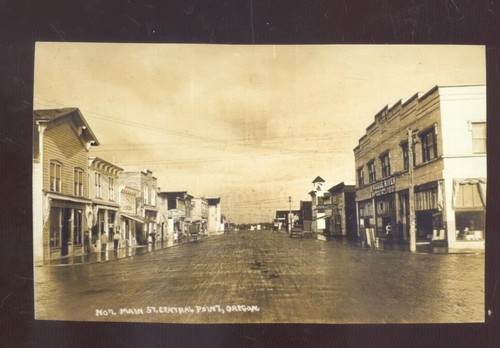 REAL PHOTO CENTRAL POINT OREGON DOWNTOWN STREET SCENE POSTCARD COPY | eBay