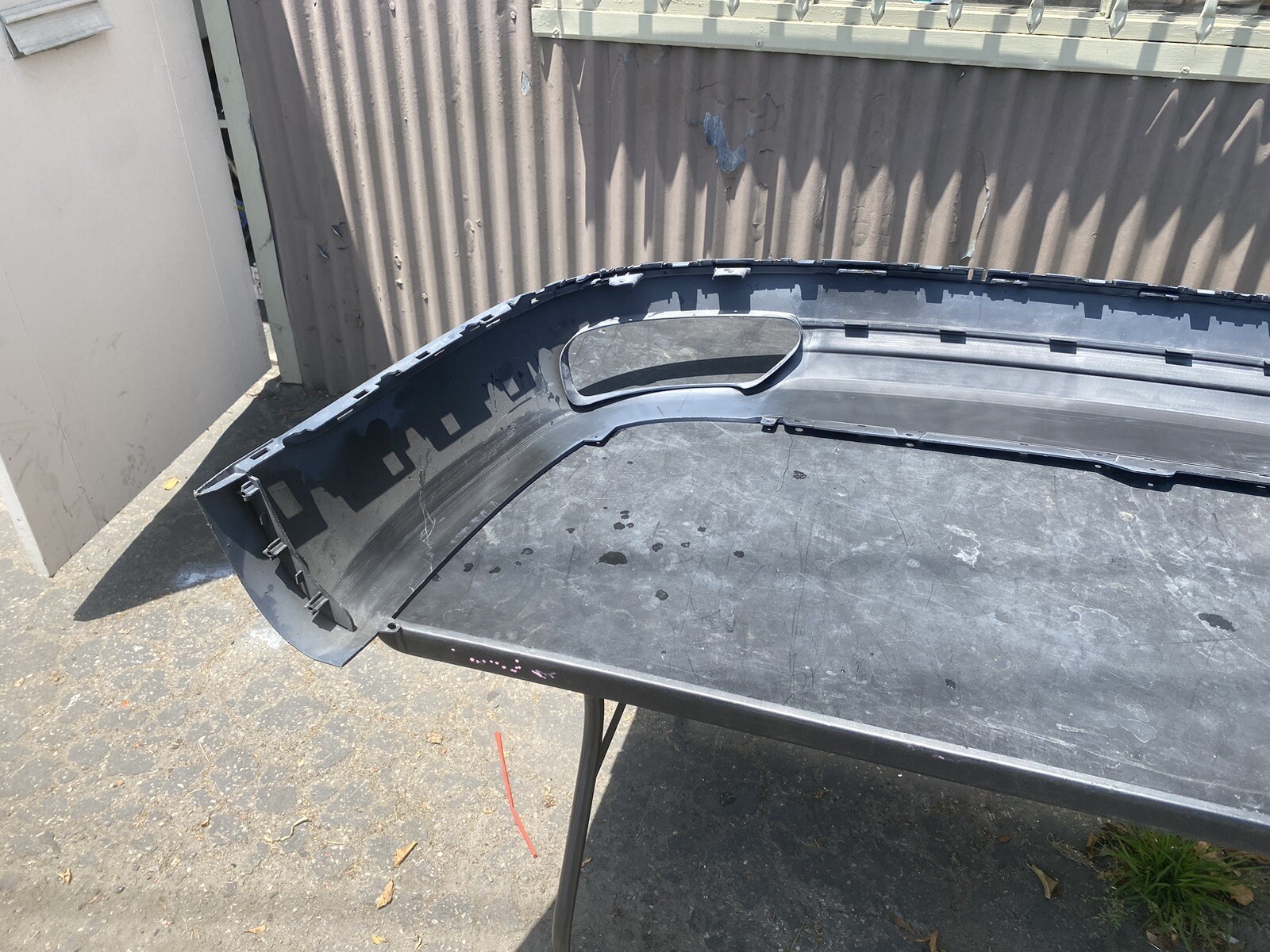 Audi A8 Rear Bumper Lower Plastic 2015 2016 Diffuser Valance 4h0 807 ...