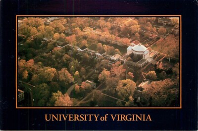 Postcard Aerial View of University of Virginia, Charlottesville ...