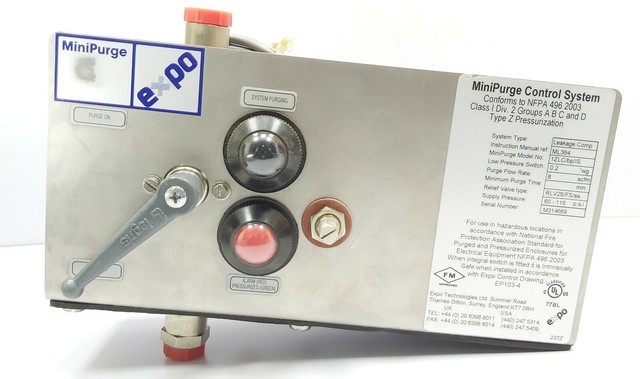 EXPO MiniPurge Type Z(Y) Purge ML384 Leakage Compensation Enclosures ...
