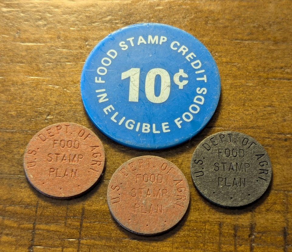 Thief River Falls, Minnesota & Montvale, New Jersey Food Stamp Token ...