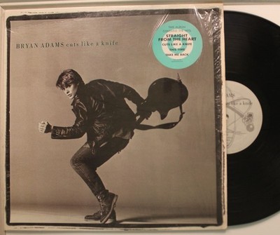 Bryan Adams Lp Cuts Like A Knife On A&M - Vg+/ Vg++ (In Shrink!) Hype ...
