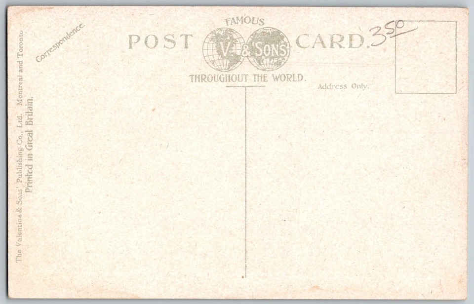 Antique Postcard Government Buildings Main Entrance Victoria, Bc 1910s ...