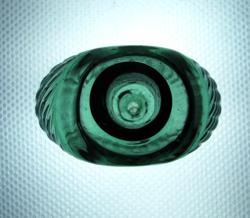 Blue Green Pitkin flask 1800 - 1830 | eBay