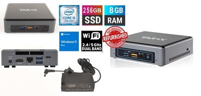 Intel NUC 7 Mini-PC i5-7260U 2x2 GHZ 8GB RAM, 256 GB M.2 SSD WIN 11 PRO ...