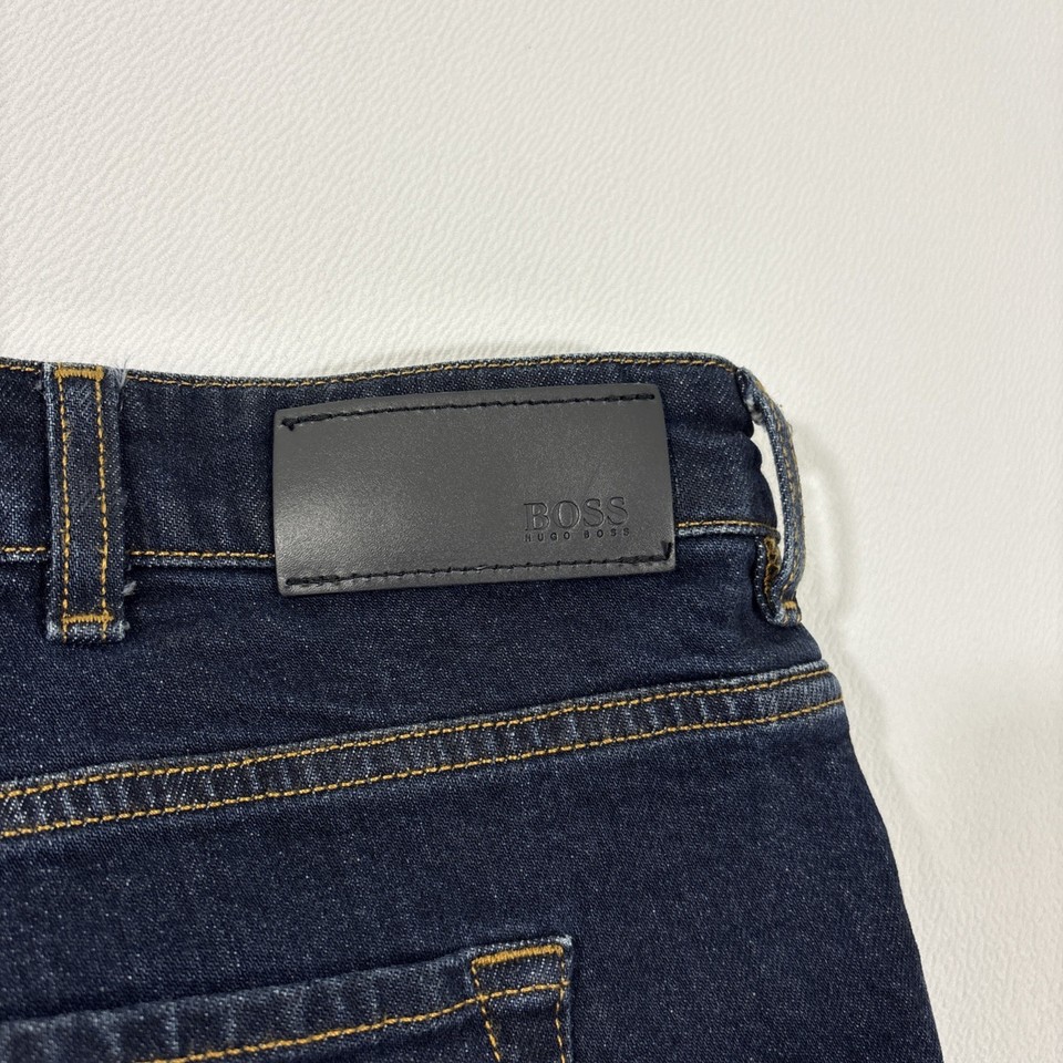Hugo Boss Jeans Men’s 46x32 Blue Candiani Italian Selvedge Stretch ...