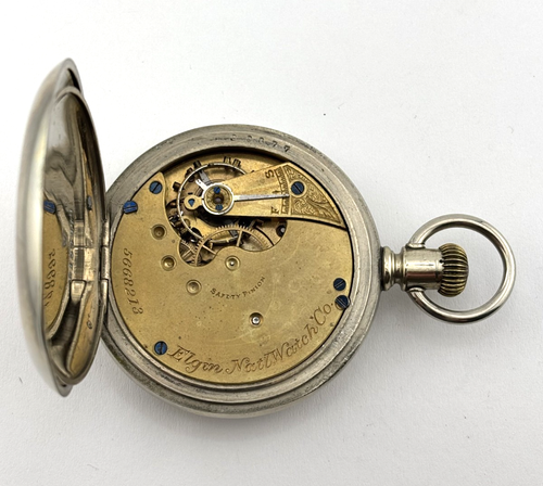Elgin 1895 Antique Mechanical Pocket Watch 7J 16s 5668213 NON-WORKING ...
