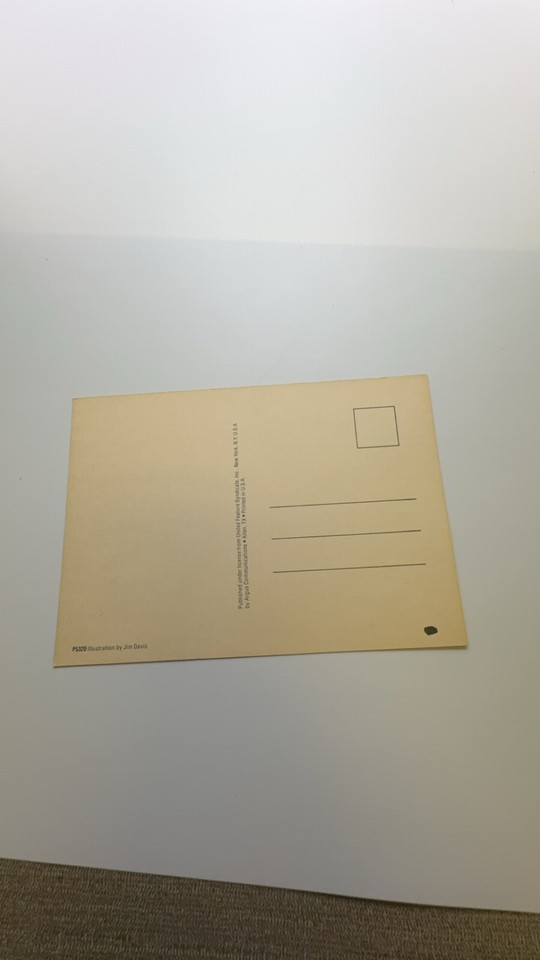 Postcard Missing You with Garfield Comic Art Print | eBay