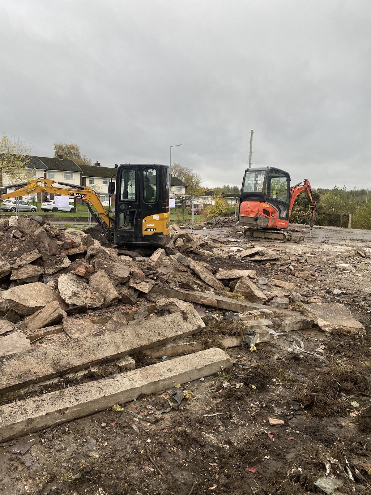 Mini digger and driver hire, north west/Lancashire/Cheshire | eBay UK