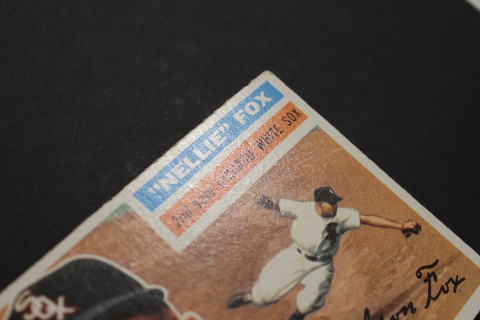1956 Topps Baseball #118 Nellie Fox Chicago White Sox Gray Back No ...