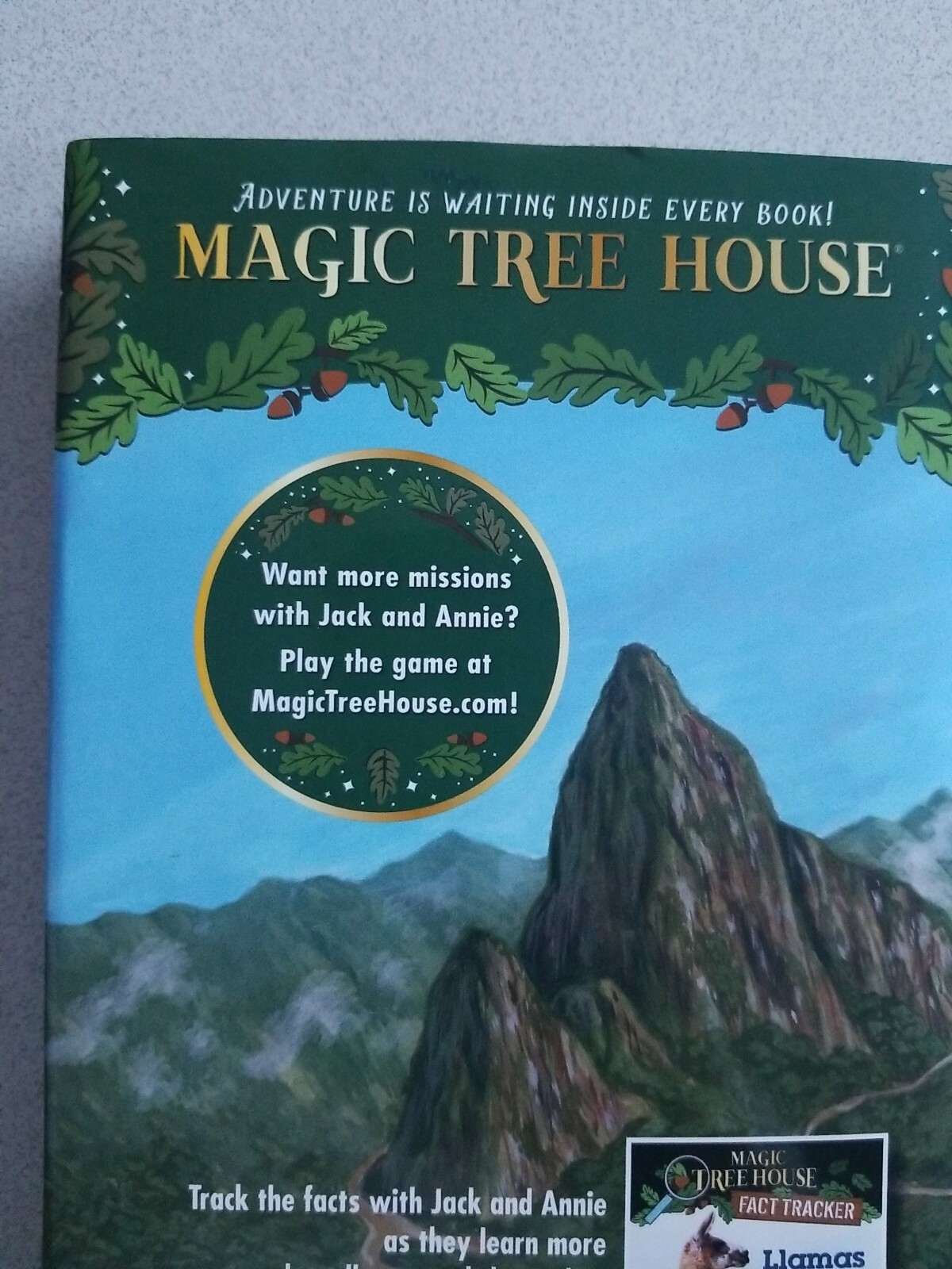 MARY POPE OSBOURNE MAGIC TREE HOUSE #34 LATE LUNCH WITH LLAMAS ...