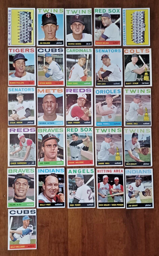 1964 Topps Baseball 26 Card Lot (B. Williams/Torre/Commons) | eBay