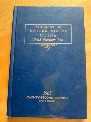 Whitman 9050 HANDBOOK OF UNITED STATES COINS 1965 22nd edition | eBay