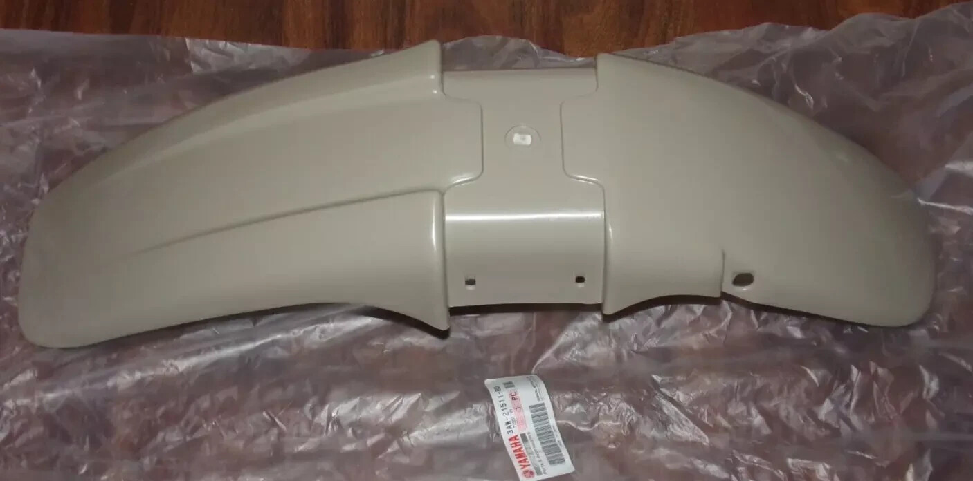 YAMAHA TW200 TW 200 TAN FRONT FENDER, SPLASH GUARD 3AW-21511-B0 ...