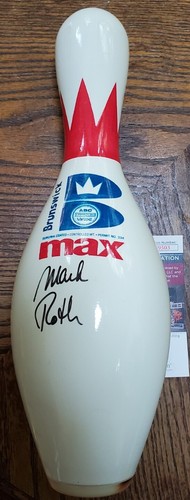 RARE Authentic Autographed Mark Roth PBA Used Bowling Pin JSA COA NICE ...