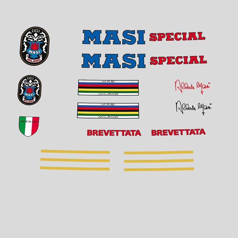Masi Special Bicycle Decals, Transfers, Stickers - Red. n.204 | eBay