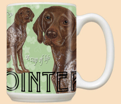 German Pointer Ceramic Coffee Mug Tea Cup 15 oz | eBay