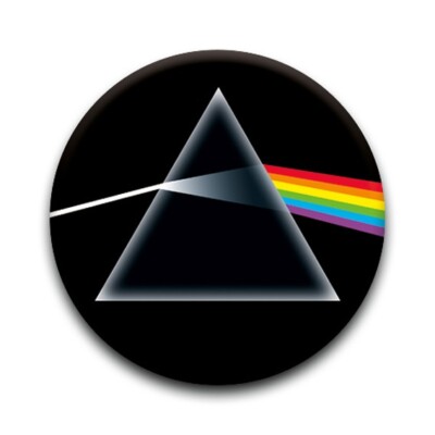Pink Floyd Back Dark Side 1.25" Rd. Pinback Button (1¼" Pins Approx ...
