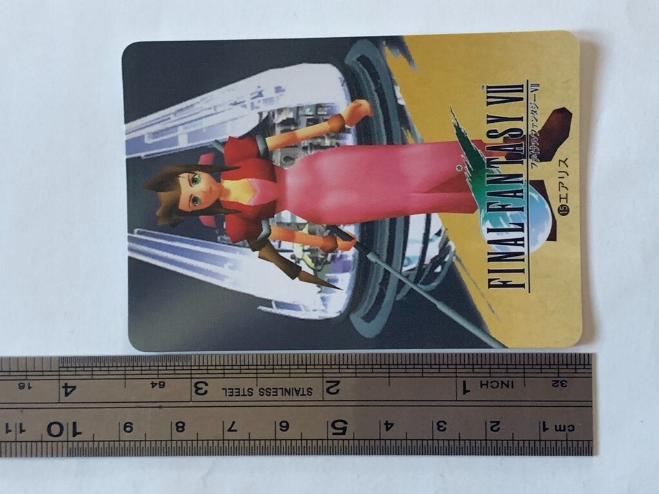 Aerith Gainsborough FINAL FANTASY VII FF7 SQUARE japanese card Japan No ...