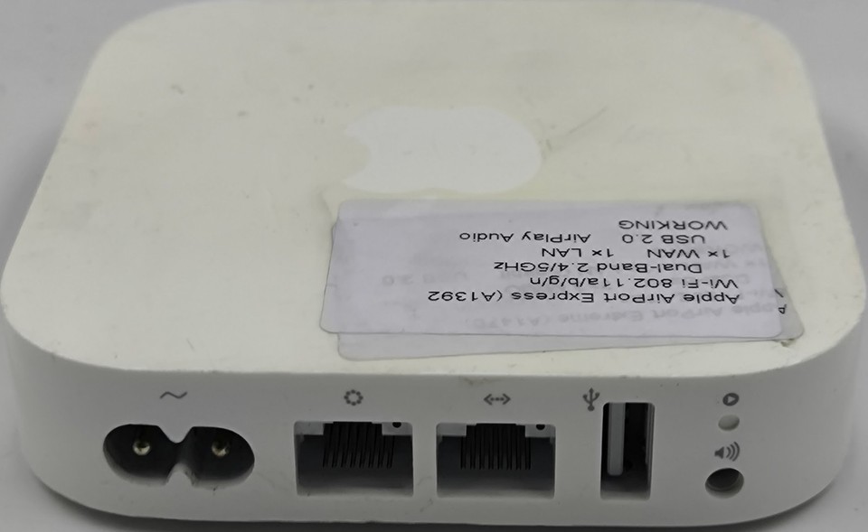 Apple AirPort Express A1392 Wi-Fi Router - Working | eBay