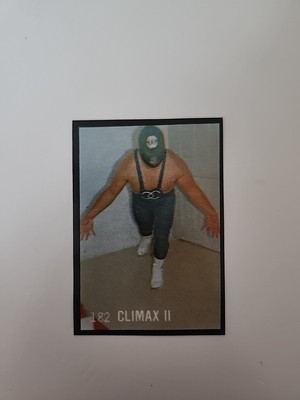 1987 CMLL LUCHA LIBRE WRESTLING CARD CLIMAX II HAND CUT RARE HTF | eBay