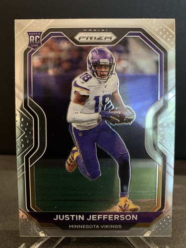 2020-21 Prizm JUSTIN JEFFERSON Rookie BASE #398 MINNESOTA VIKINGS RC | eBay