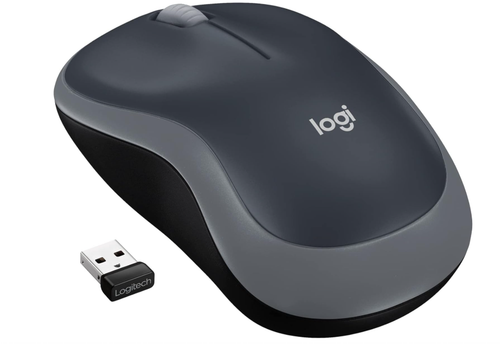 Logitech M185 Wireless Computer Mouse Black and Gray Brand New 910-002225 | eBay