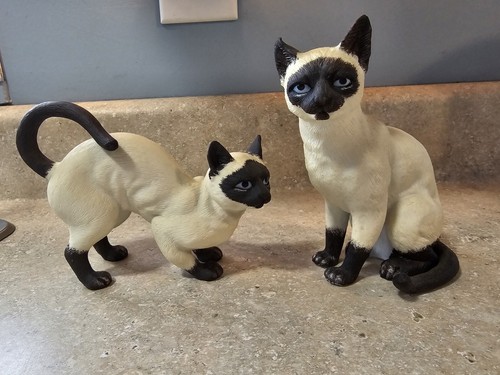 Andrea by Sadek, Siamese Cat figurines Set Vintage | eBay