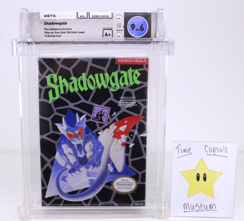 Shadowgate New Nintendo NES Factory Sealed WATA Grade 9.6 A+ MINT H ...