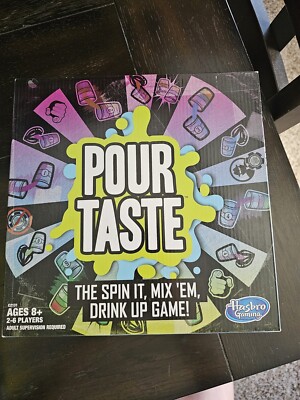 Hasbro Pour Taste All Ages Dare Drinking Party Game (Age 8+, 2-6 ...