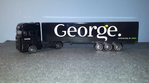 MANGLEY SCENICS Asda GEORGE truck lorry boxed new model railway 1/87 ...