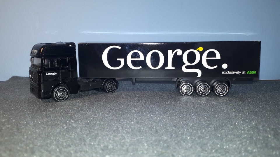 MANGLEY SCENICS Asda GEORGE truck lorry boxed new model railway 1/87 ...